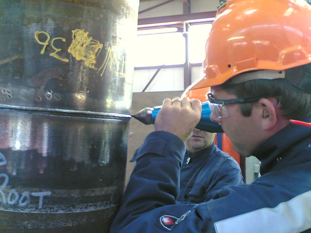 Ultrasonic peening of girth welds on steel pipe St 590 - Lets Global