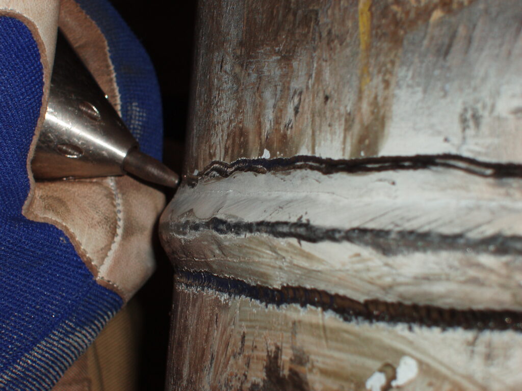 Ultrasonic peening of girth welds on steel pipe St 590 - Lets Global