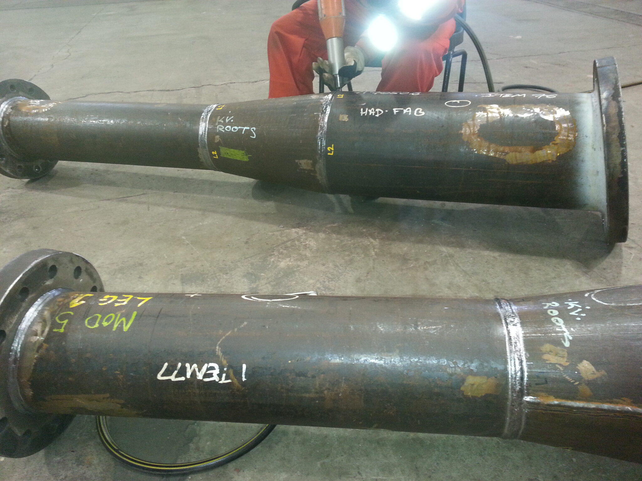 Ultrasonic peening treatment of welded connections on Met Mast - Lets ...
